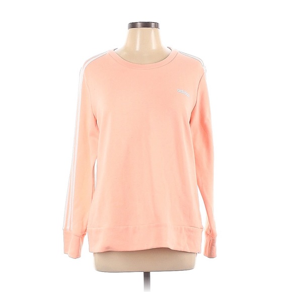 adidas | Tops | Adidas Peach Crew Neck | Poshmark